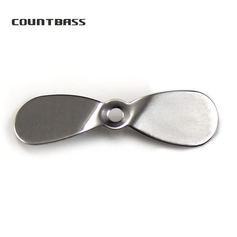 50pcs Stainless Steel Prop Blades, Propeller Blades, DIY Topwater Hard ...