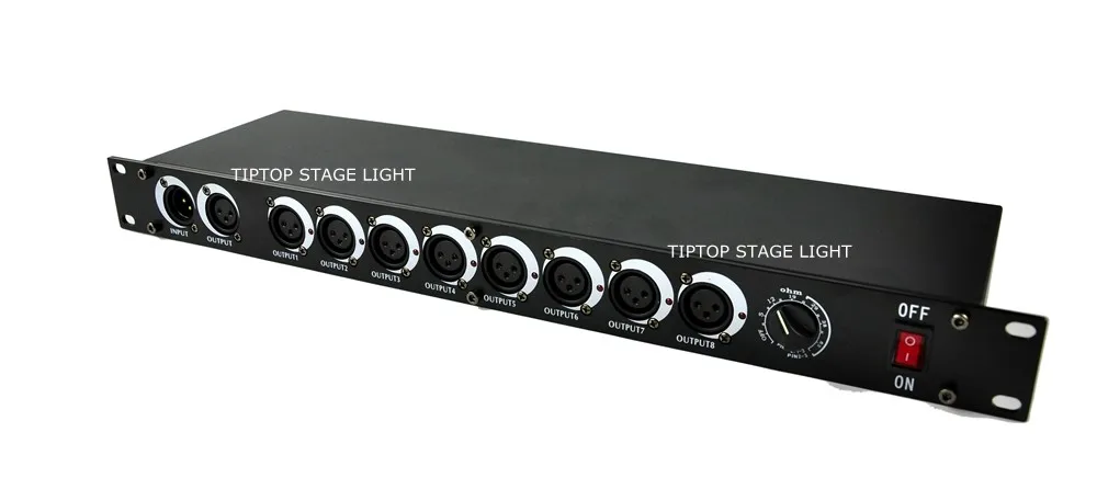 8 Way Dmx Splitter | Tiptoplight