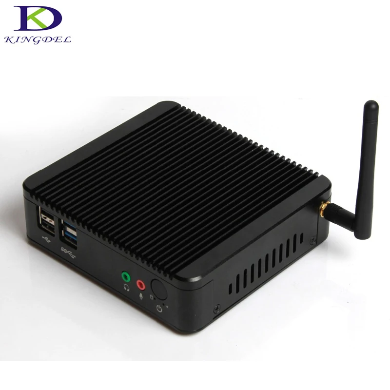 Micro computadores desktop dual lan quad core do windows 8.1 mini pc ...