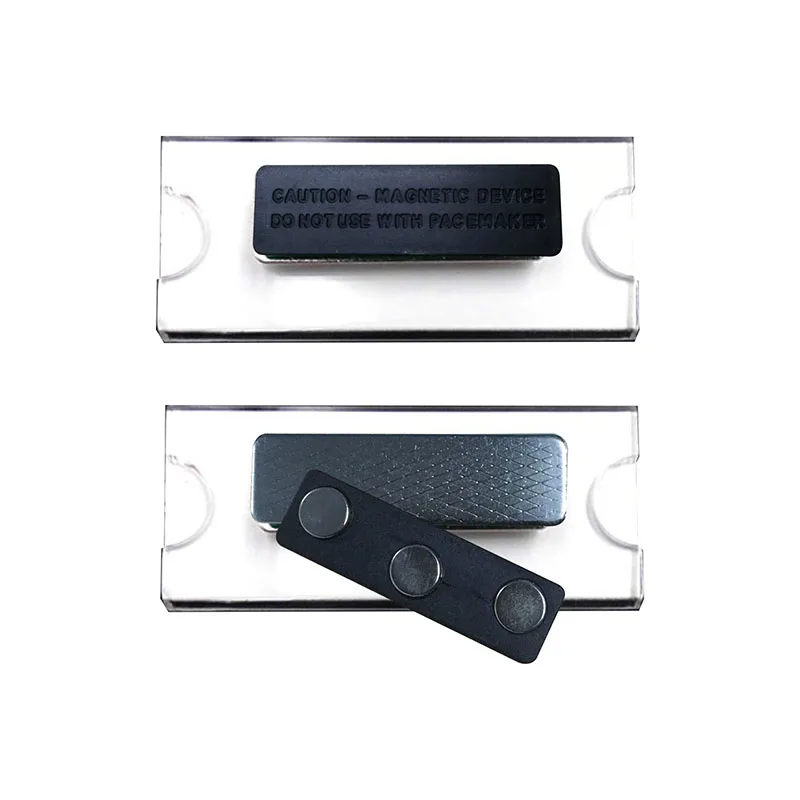 Clear Plastic Name Badges