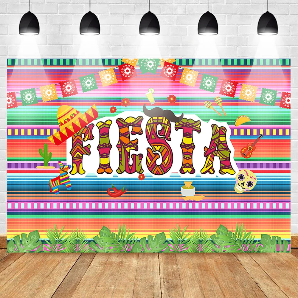 Summer Fiesta Theme Photography Background Birthday Party Supplies ...