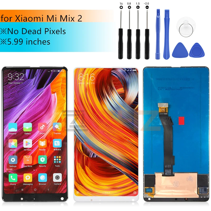 Pantalla lcd para Xiaomi Mi Mix 2, montaje de digitalizador con ...