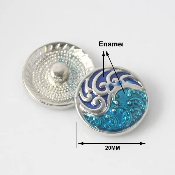 PAPAPRESS 10pcs/lot Snaps Figured Choker Snap Accessory Custom 20mm ...