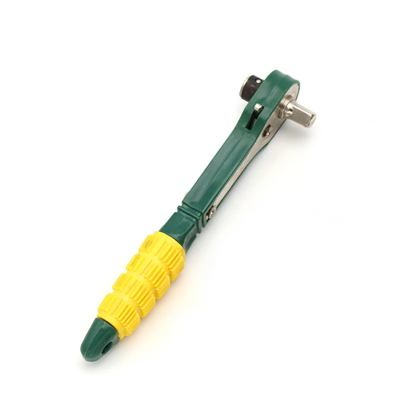 1/4"(6.35mm) Mini Ratchet Handle Wrench Dual purpose Quick Ratchet ...