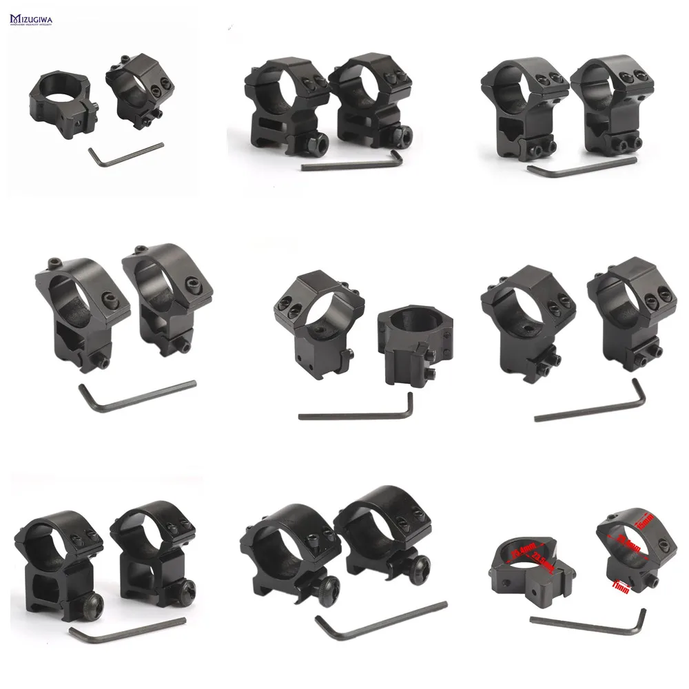 2PCS 30mm 25 4mm Scope Mount Riflescope Rings Mount 11mm Dovetail Scope