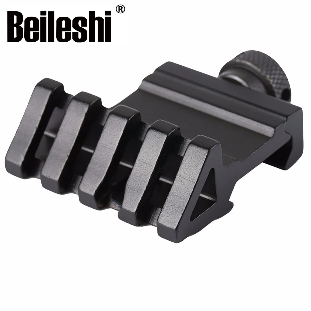 Beileshi 45 Degree Offset Rail Mount 20mm Tactical Picatinny Weaver ...