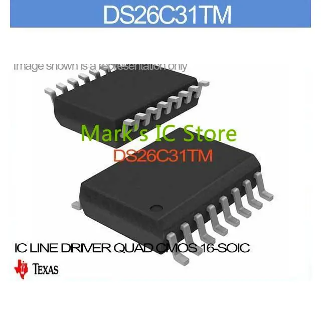 DS26C31TM IC LINE DRIVER QUAD CMOS 16 SOIC DS26C31T 26C3 DS26C3 26C31 DS26C 26C31T|quad core ...