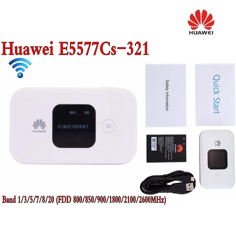 Huawei E5577cs-321 150 Mbps Mobile Wifi Hotspot (4g Lte In Europe, Asia ...