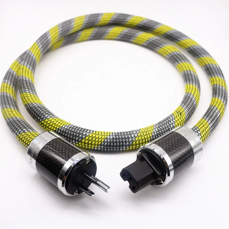 Hi-end 8n Occ Copper Us Power Cable With Carbon Fiber Connector Plug ...