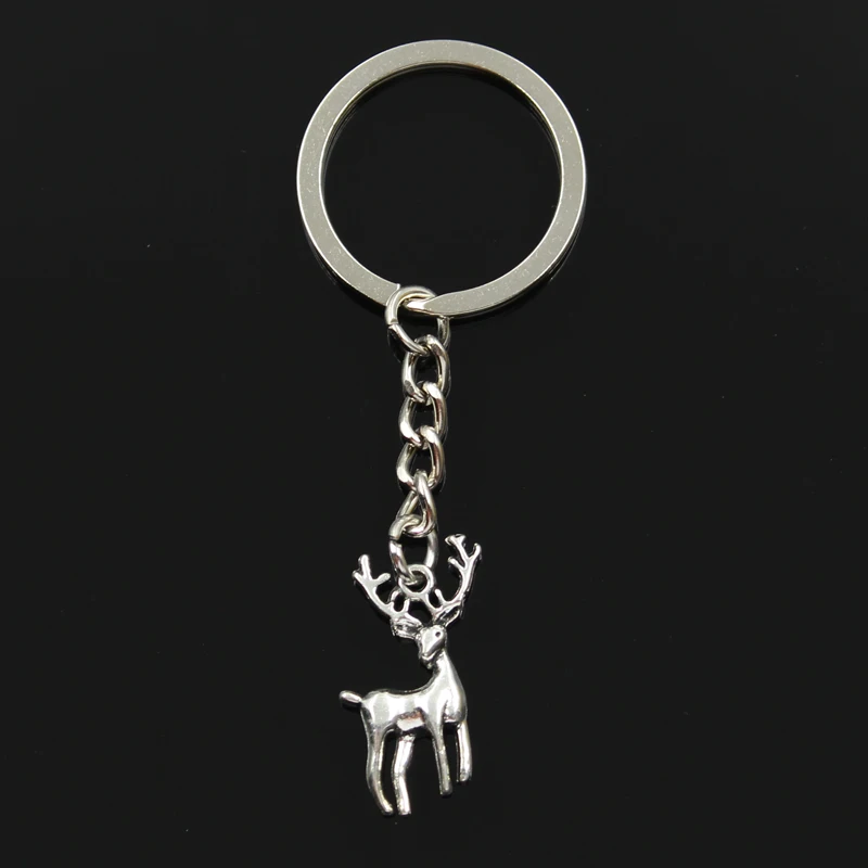 Fashion 30mm Key Ring Metal Key Chain Keychain Jewelry Antique Bronze ...
