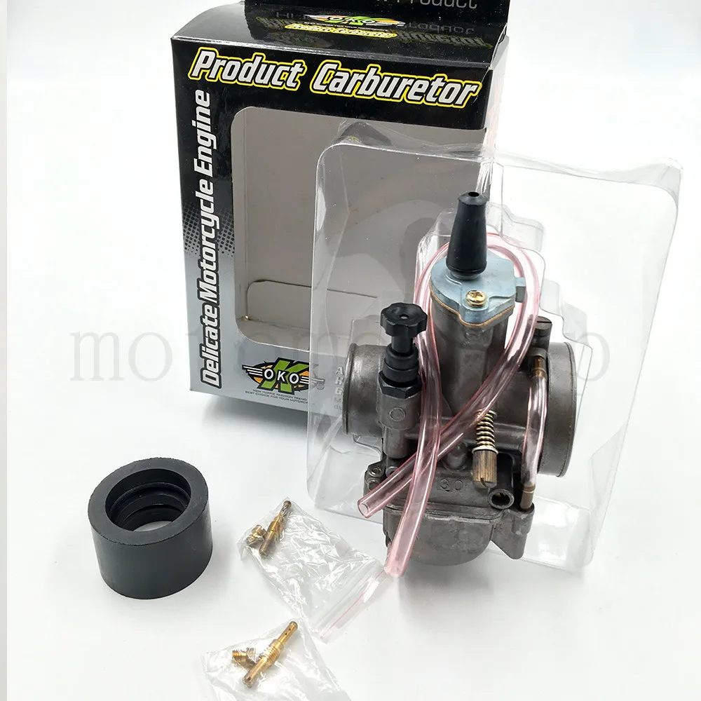 Free shipping OKO Carburetor Motorcycle Carburador 28mm 30mm 32mm 34mm power jet Carb Racing ...