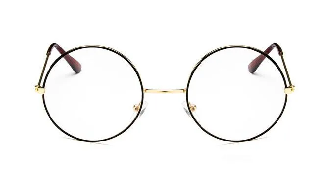 Vintage Round Metal John Lennon Steve Jobs Eyeglass Frames Glasses ...
