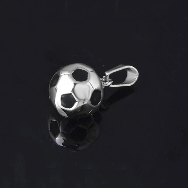 Sporty necklace soccer Pendant With Chain Stainless Steel