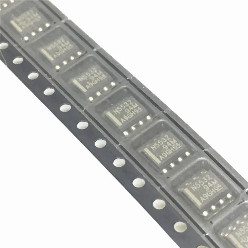 Amplificador operacional Dual, nuevo y Original, 10 piezas, NE5532DR SOP 8, NE5532D, NE5532 ...