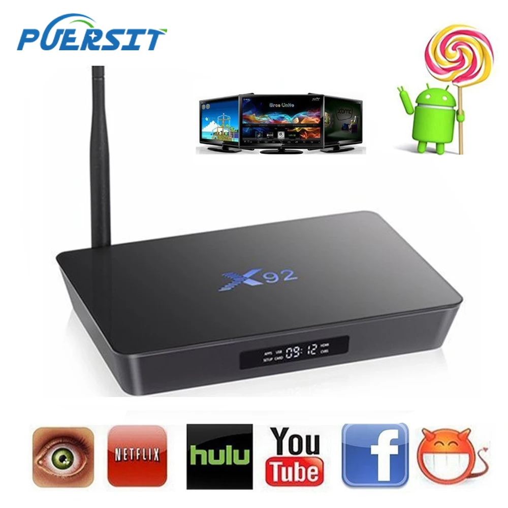 Genuine X92 TV Box X92 2GB 16GB 3GB 16GB 32GB Amlogic S912 Android 6.0 ...