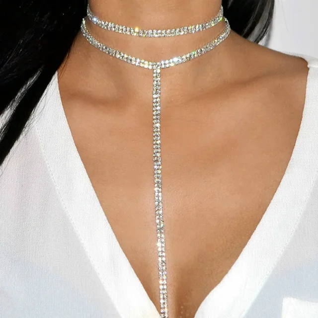 Buy Stonefans 1 Layer Sexy Chokers Tassel Simple