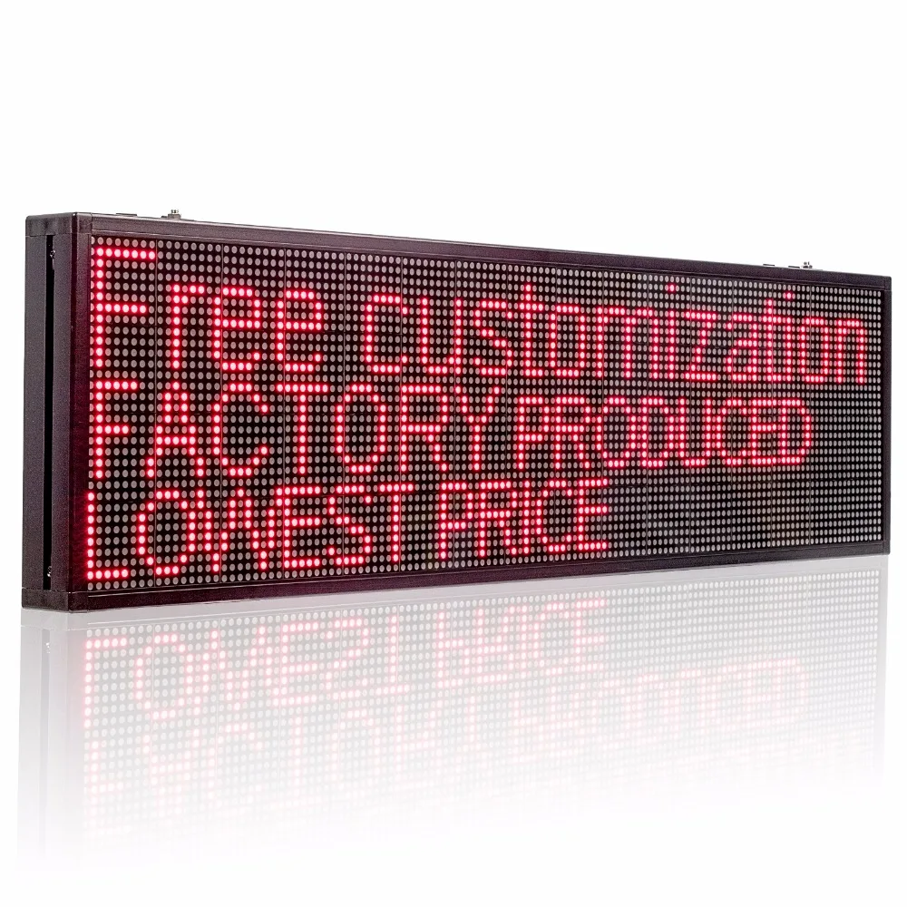 77X27cm-WIFI-RED-32-96-Indoor-Store-Remote-LED-Display-Board-Scrolling ...