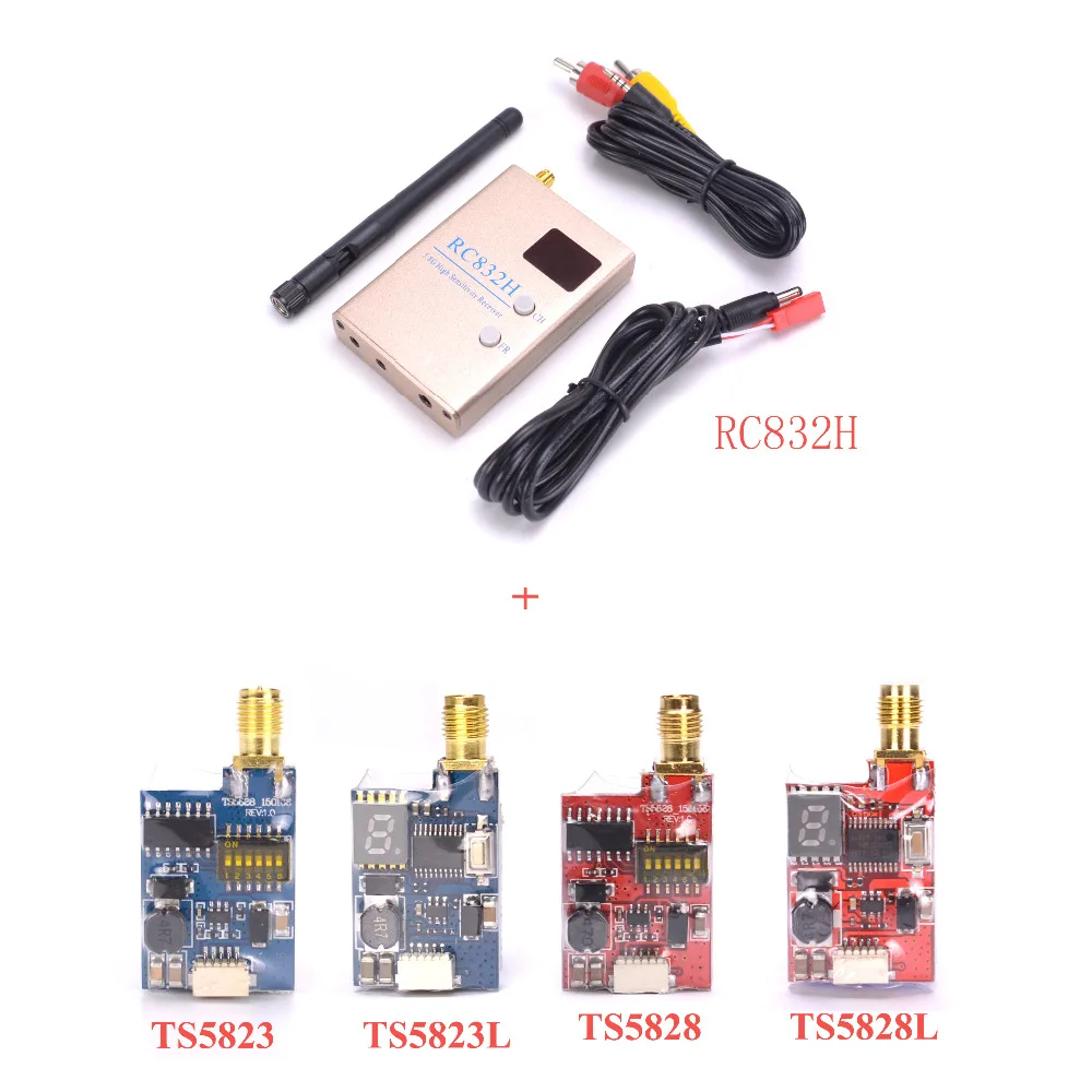 48CH RC832 Receiver + TS5823L 200MW / TS5828 TS5828L 600MW AV ...