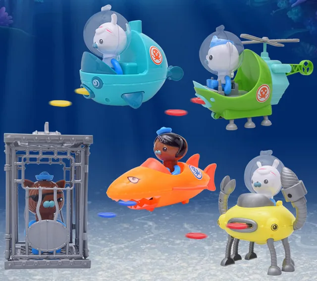 Octonauts Toys Submarine Speedboat Ship Model Octonauts Shooting Coins ...