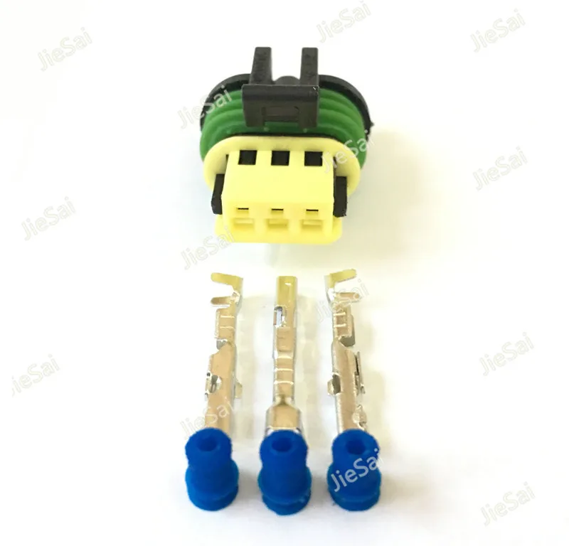 Wire Harness Connector Motorcycle Plug 3 Pin Female Connector Auto ...