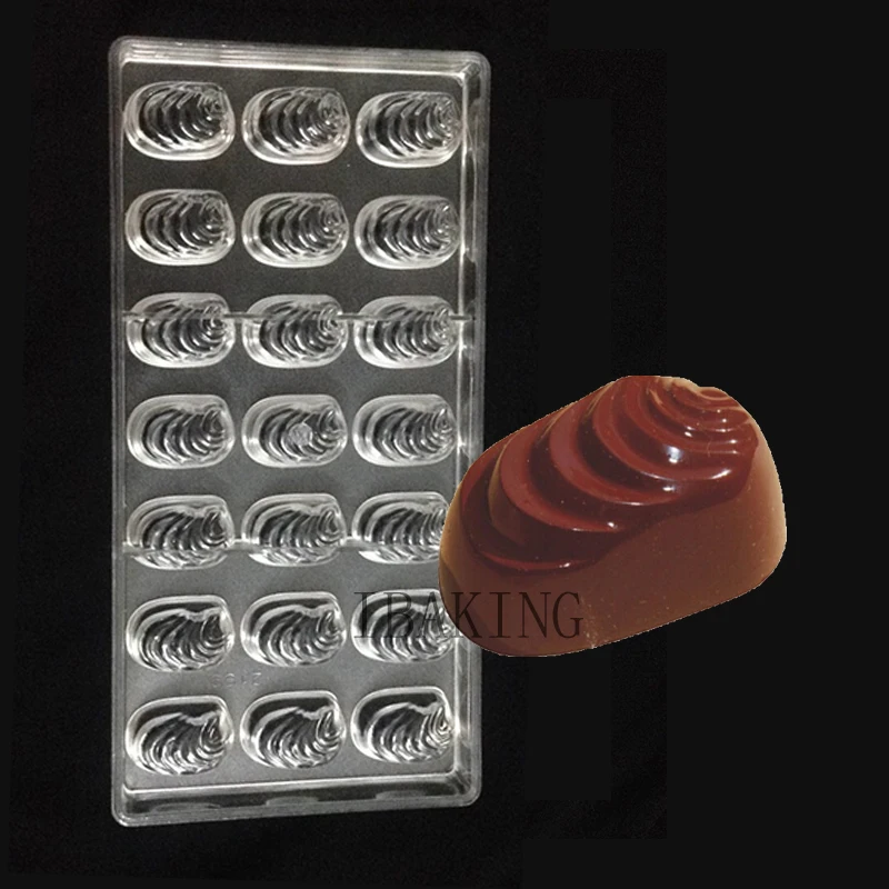 Transparent Shell shape PC Polycarbonate Plastic Mold Chocolate Mould ...