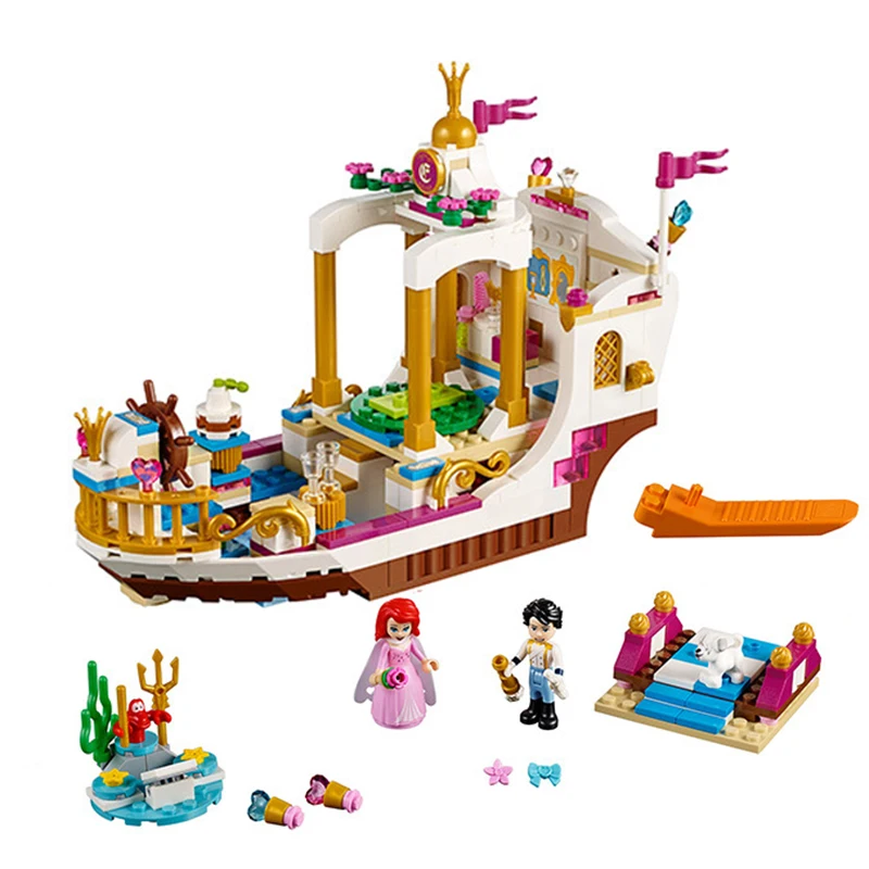 Best Price Princess Ariel's Royal Celebration Boat Building Blocks ...