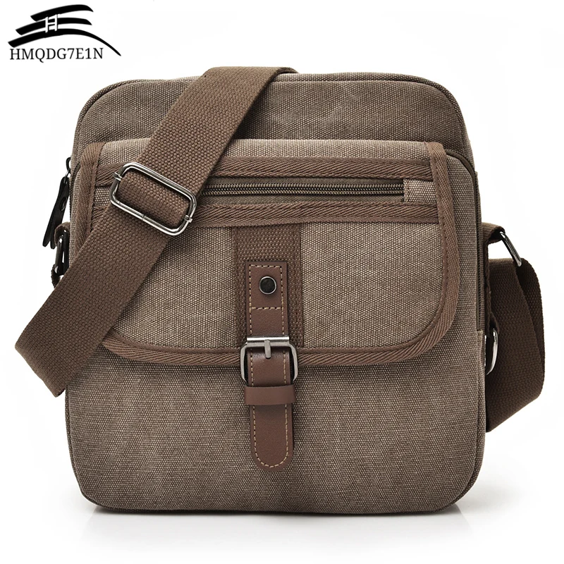New Arrival Causal Strip Men Messenger bags Canvas Vintage Ipad Male ...