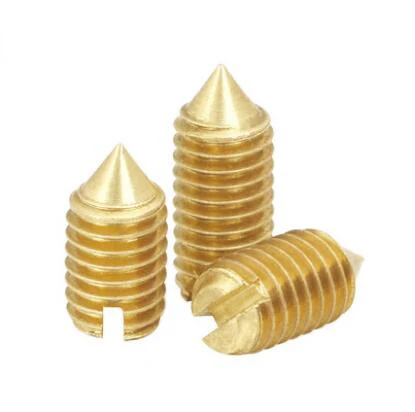 30pcs M2 Brass Tip Screws Bolt Slotted Tips Tightening Machine Meter ...