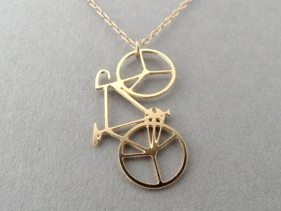 Bicycle Necklace Bicycle Statement Necklace Bike Pendant Jewelry ...