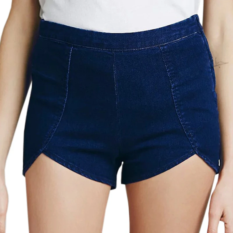 2017 Solid Bodycon Denim Shorts Jeans Women Summer Girls Hot Shorts ...