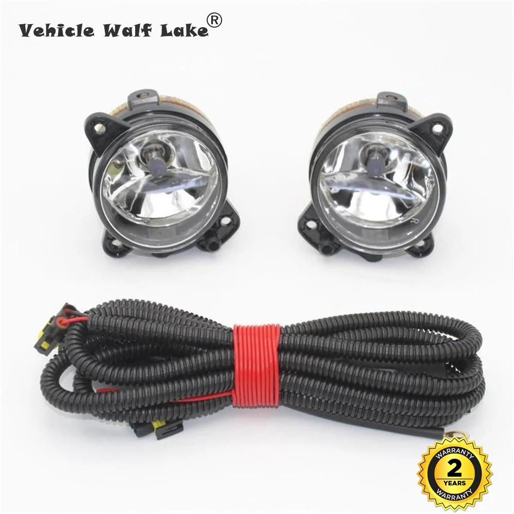 2pcs Left And Right Car Front Fog Lamp Fog Light With Wire For VW Polo ...