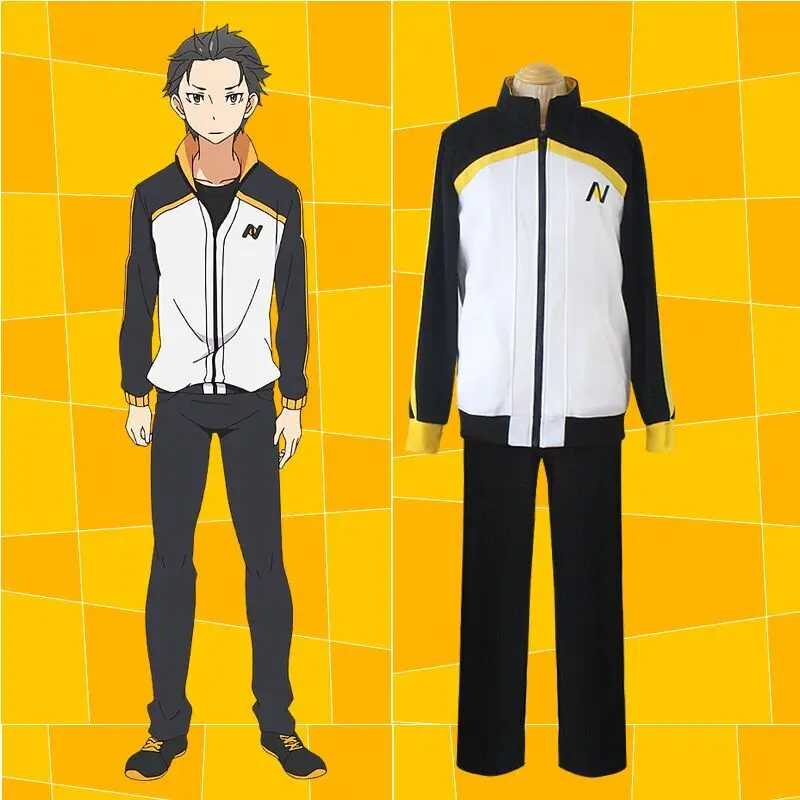 Re: Zero kara Hajimeru Isekai Seikatsu Subaru Natsuki traje de Cosplay ...
