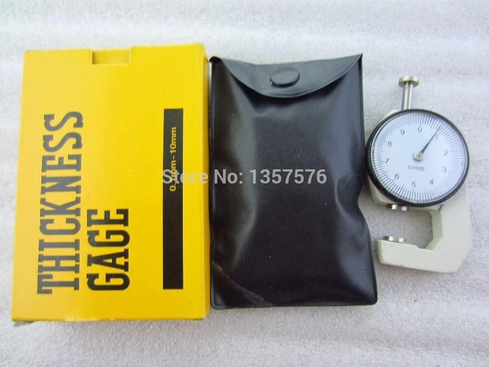 FREE SHIPPING caliper thickness gauge,mini gold dial 0.1 20mm,thickness ...