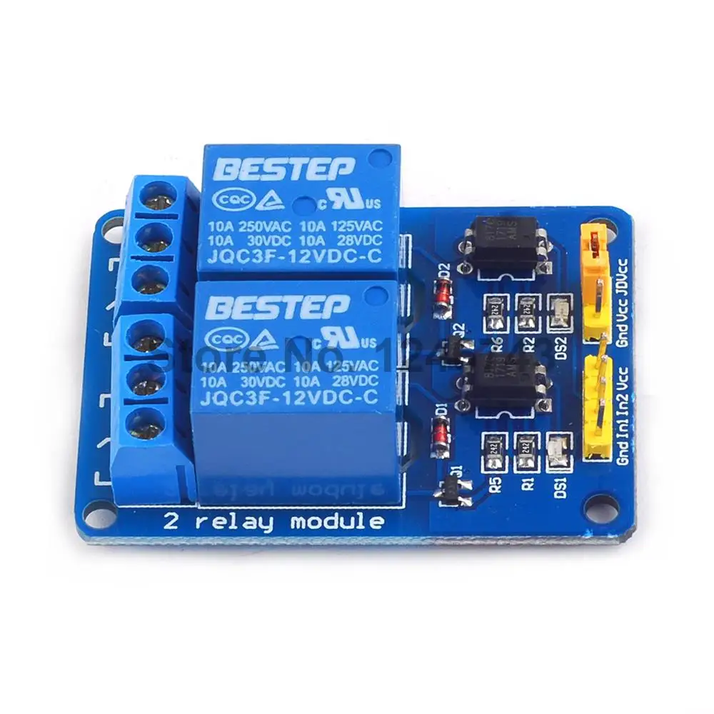 1PCS 12V 2Channel Relay Module 2 Channel Relay Control Board With ...