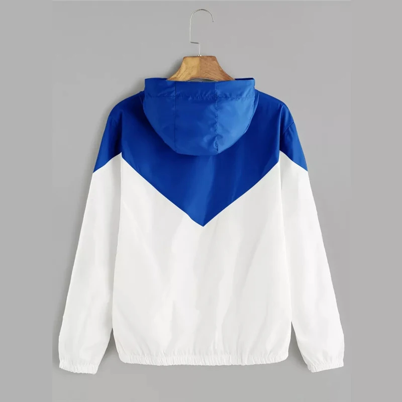 Romwe спортивная шапка на молнии с завязками, цветная женская ...