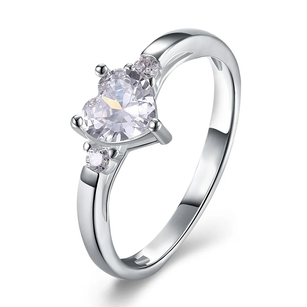 Beautiful Geometry Silver Ring for Women Pretty Fashion Wedding Silver ...