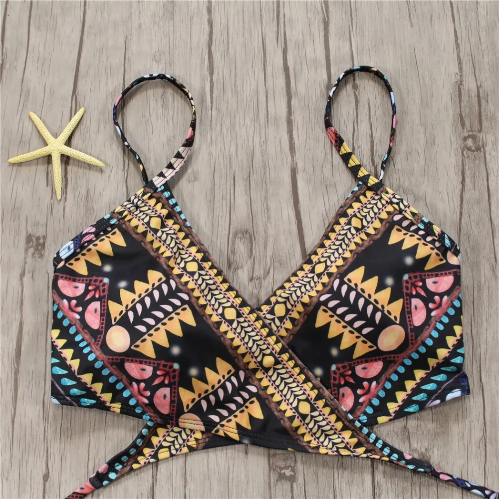 Sexy Bikinis Exotic Bandage Bikini Sets Aztec Biquini String Strappy ...