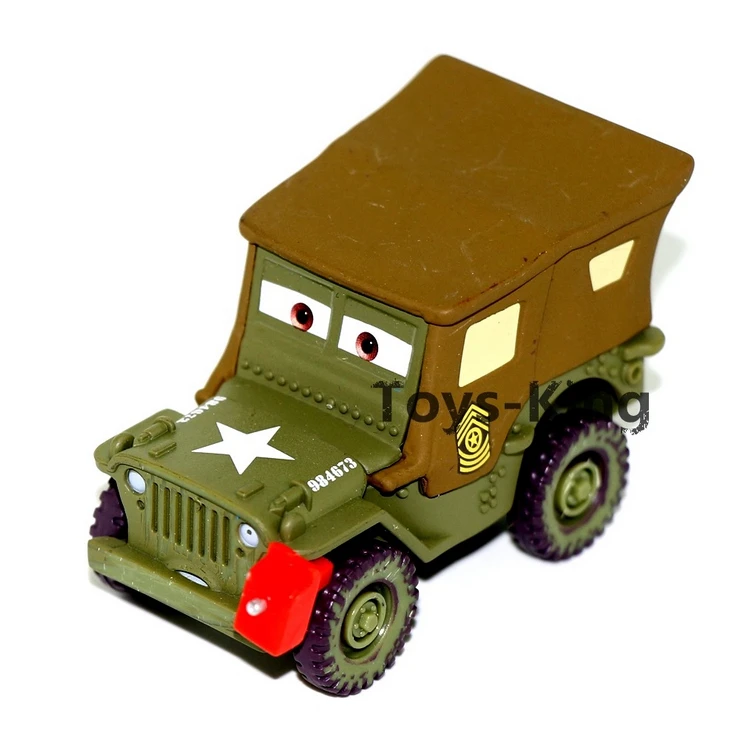 Sarge with Fuel Gun of Pixar Cars 2,Mini Alloy Toy Car,1:55 Scale ...