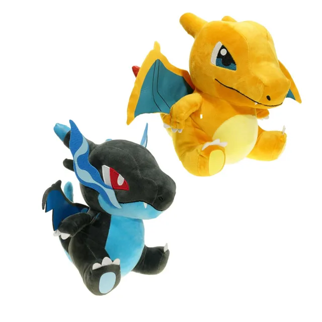 Q version of MAGE blue Charizard doll XY evolution version of Charizard ...