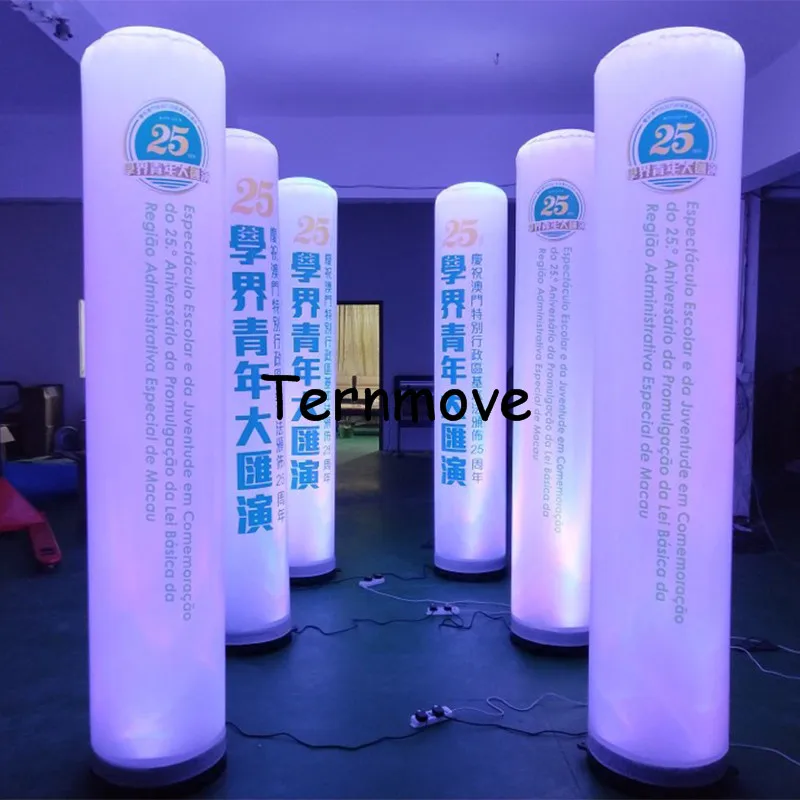 Aliexpress.com : Buy inflatable led lighting tube advertising cylinder ...