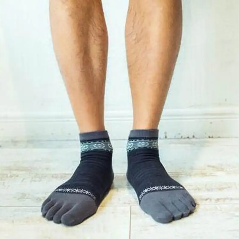 High Quality Men Socks Cotton Socks Male Spring Summer Five Finger Toe ...