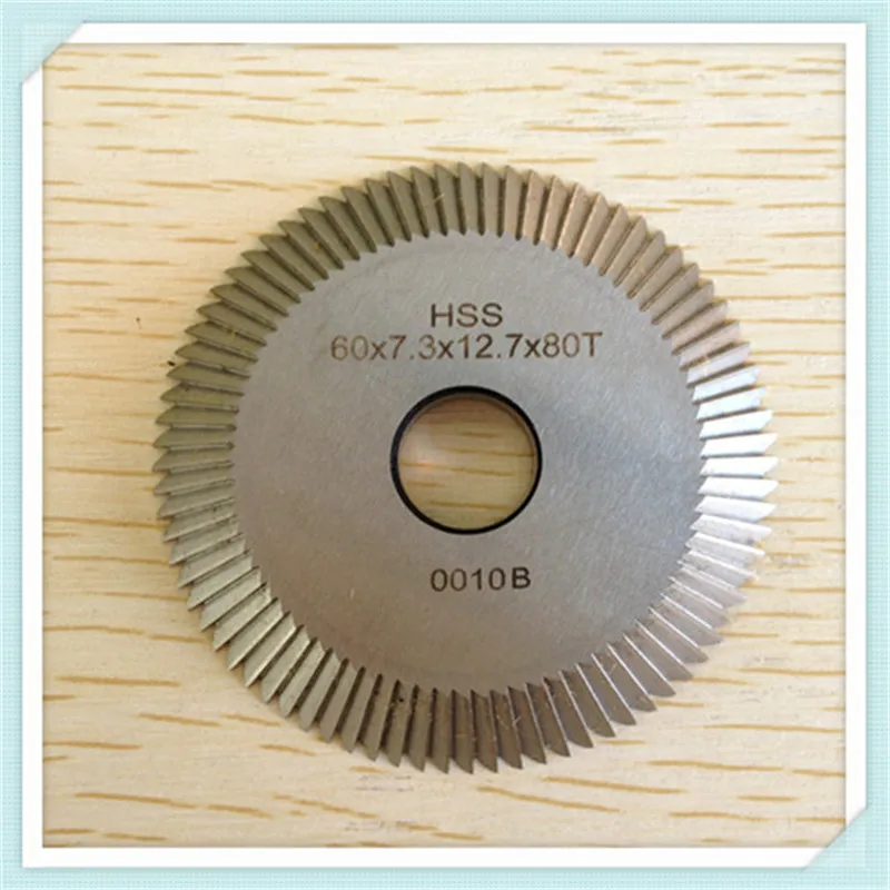 0010b Angular Cutter 80 Tooth Double Sided Milling Cutter 60x7 3x12