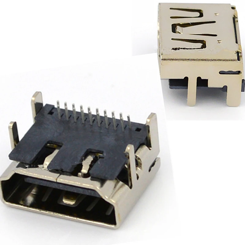 HDMI USB 19pin B type Female Connector HDMI USB Jack Connector 19 pin ...