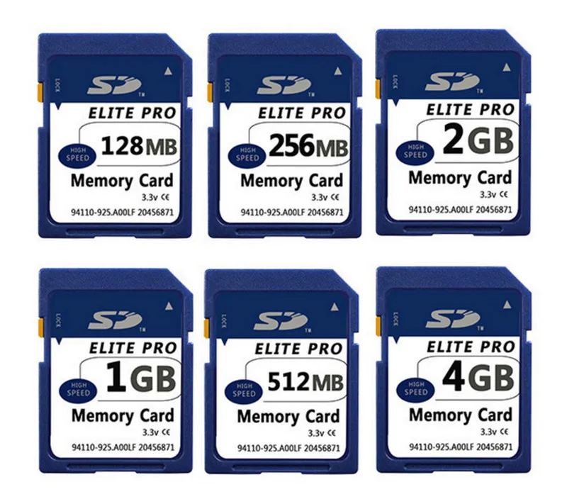 Original SD Card 128MB 256MB 512MB 1GB 2GB SD Memory Card Secure Original SD Card 128MB 256MB 512MB 1GB 2GB SD Memory Card Secure