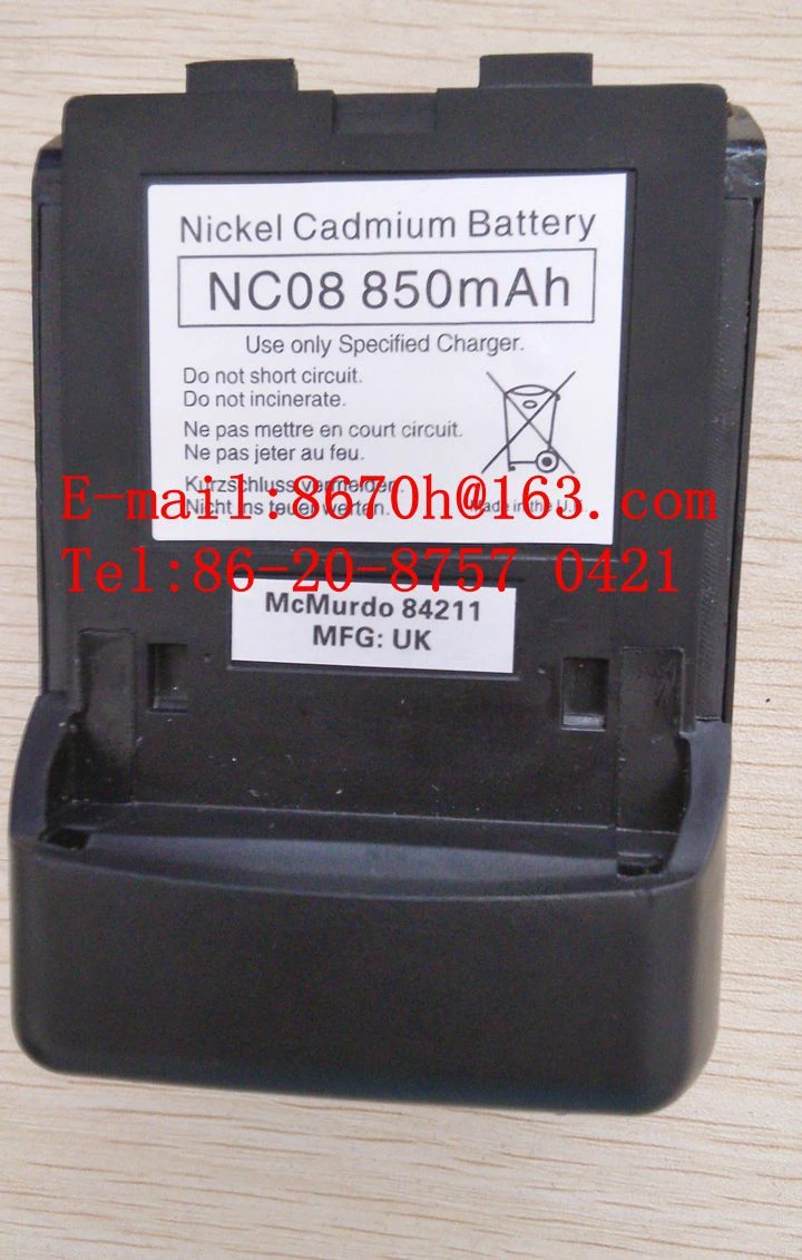 Nc08 / 84 211 batería recargable para MCMURDO R2 / SIMRAD HT50 GMDSS 84 ...