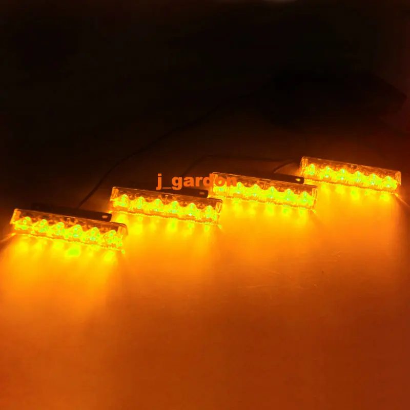 VSLED 4 x 6 LEDs High Power Recovery LightBar Emergency Recovery Beacon ...
