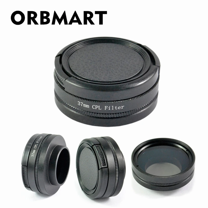 Orbmart Optical Glass 37mm Cpl Circular Polarizer Filter Uv Lens ...
