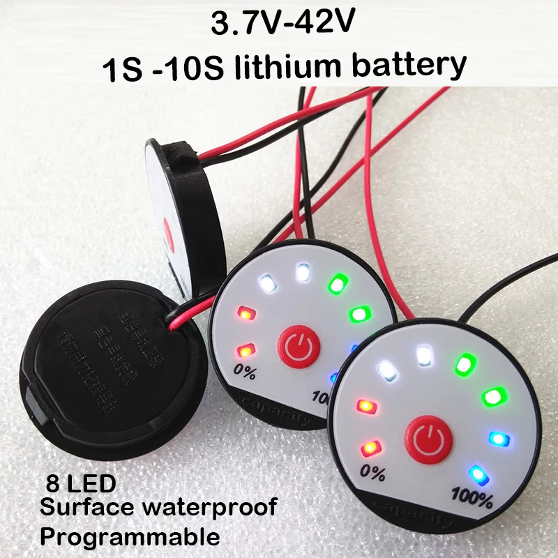 3.7v 4.2v 7.4v 12v 16.8v 24v 36v Lithium Battery Capacity Indicator 1s ...