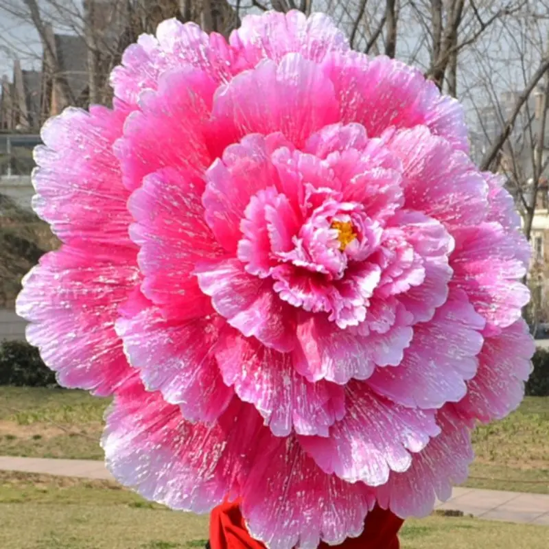 peony Artificial flowers Dancing props The simulation flower Dance ...