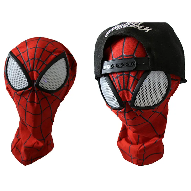 3D Spiderman Mask Adult Spider man Lenses Cosplay Costumes Halloween ...